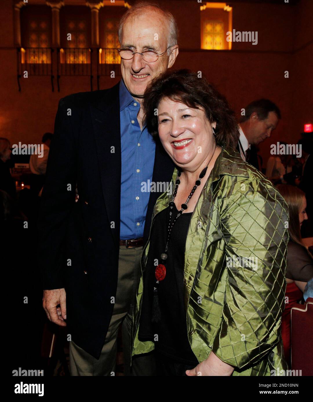Cast members James Cromwell, left, and Margo Martindale pose together ...