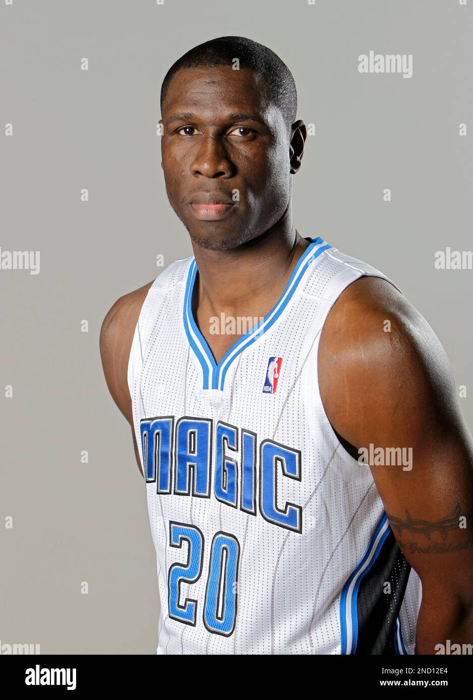 Orlando Magic forward Mickael Pietrus, of France, at media day for the ...