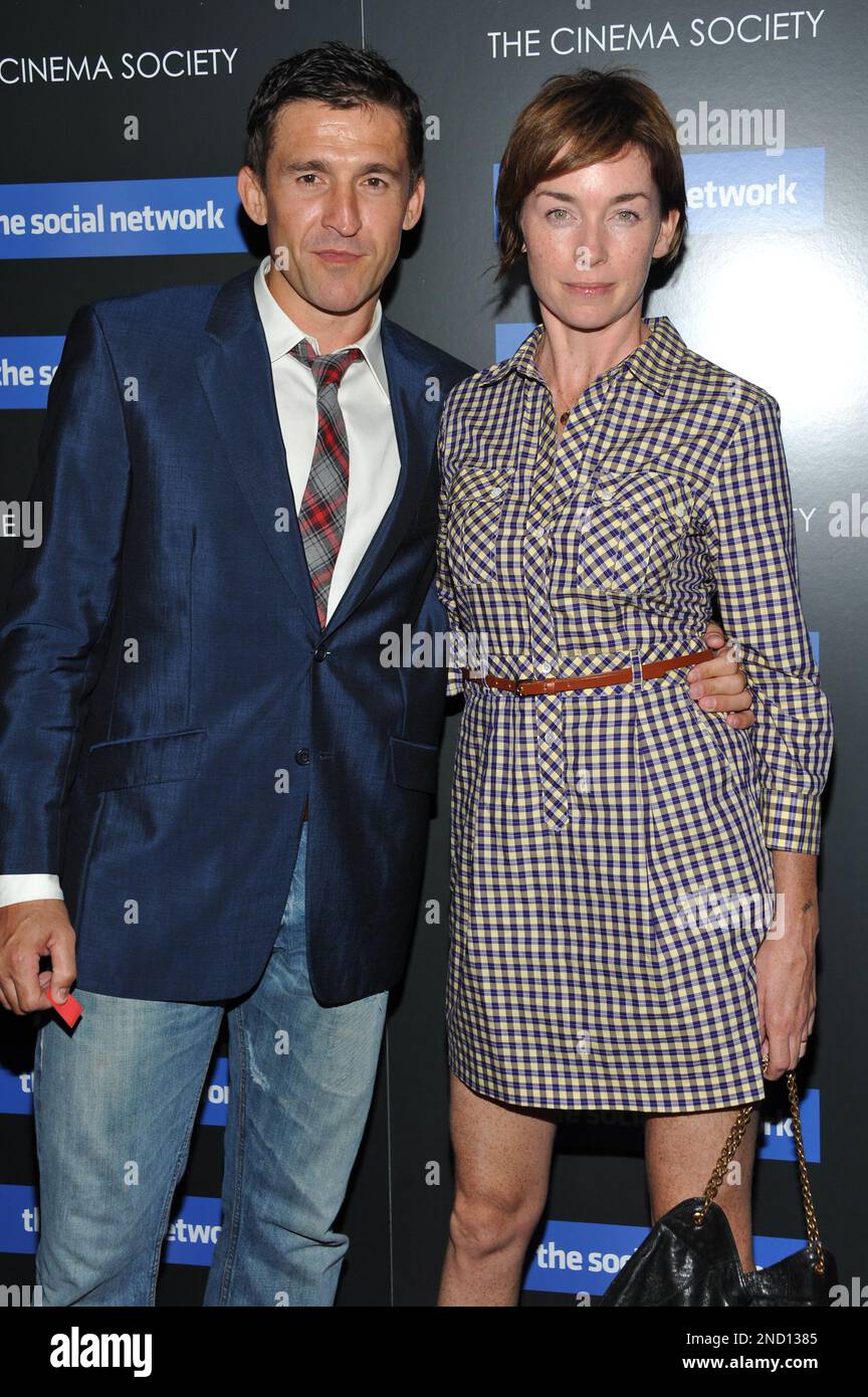 Actors Jonathan Cake and Julianne Nicholson attends a special screening ...