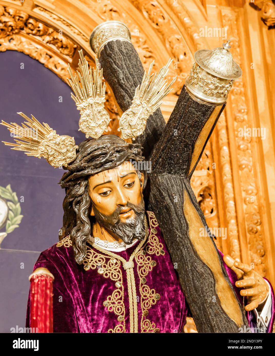 Image of the Holy Christ of the Three Falls, Cristo de las tres Caidas ...