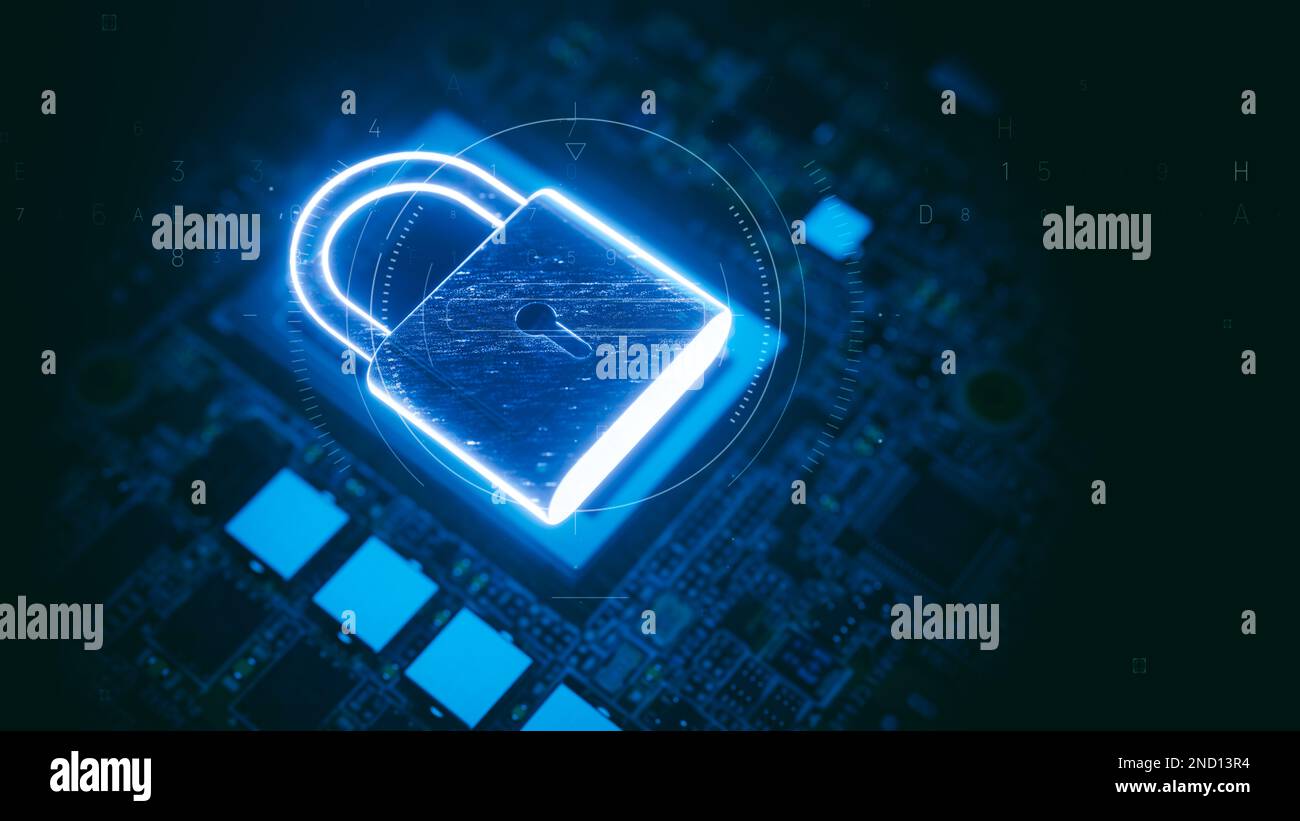 Safe secure lock technology animation hi-res stock photography and images - Alamy