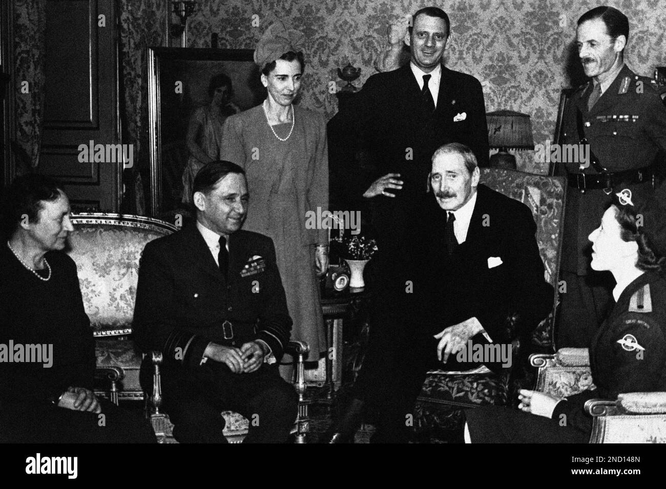 During their visit to Copenhagen on June 14, 1945, Air Marshal Sir ...