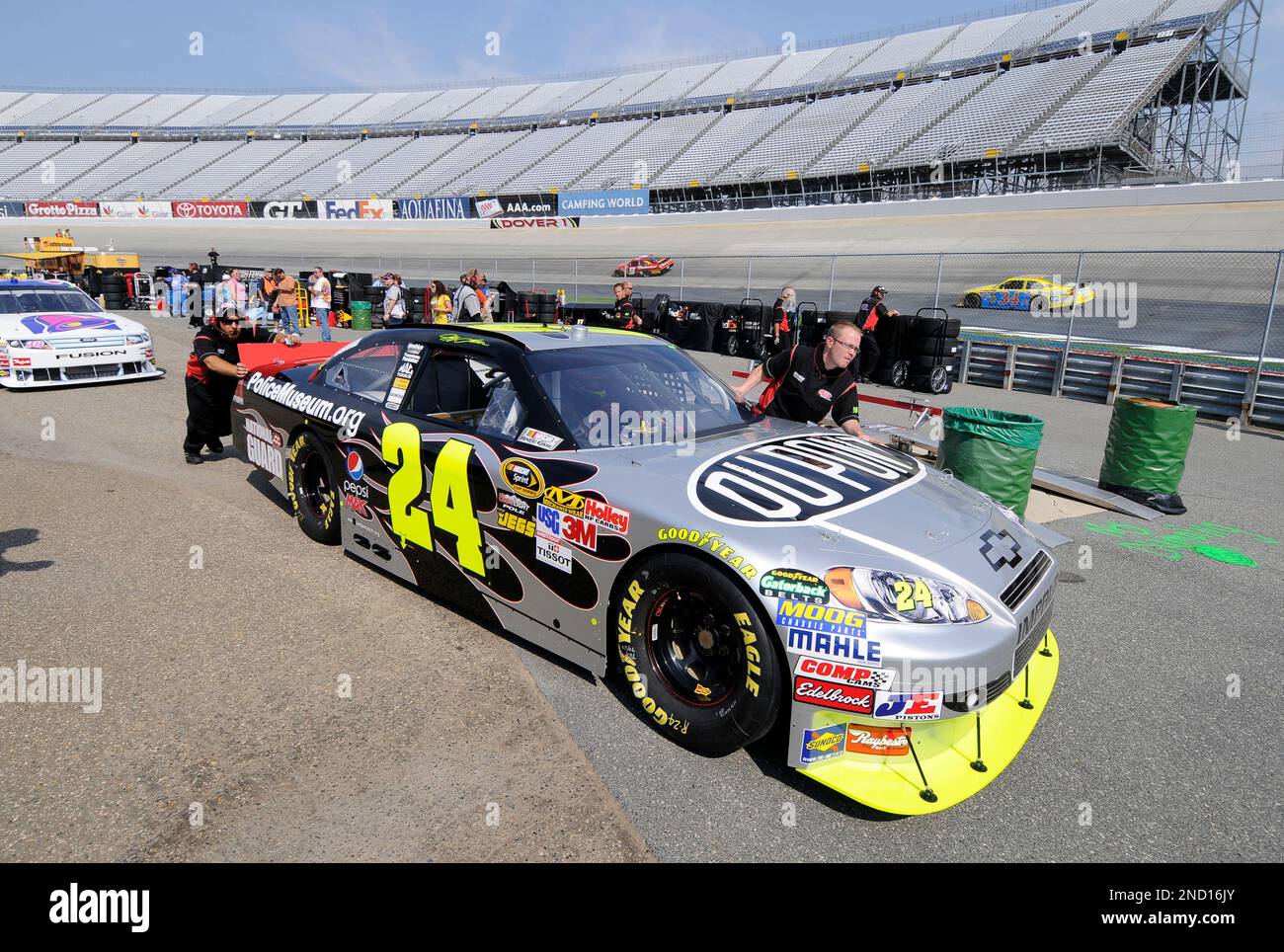 Jimmie Johnson during NASCAR Sprint Cup practice, Friday, Sept. 24 ...