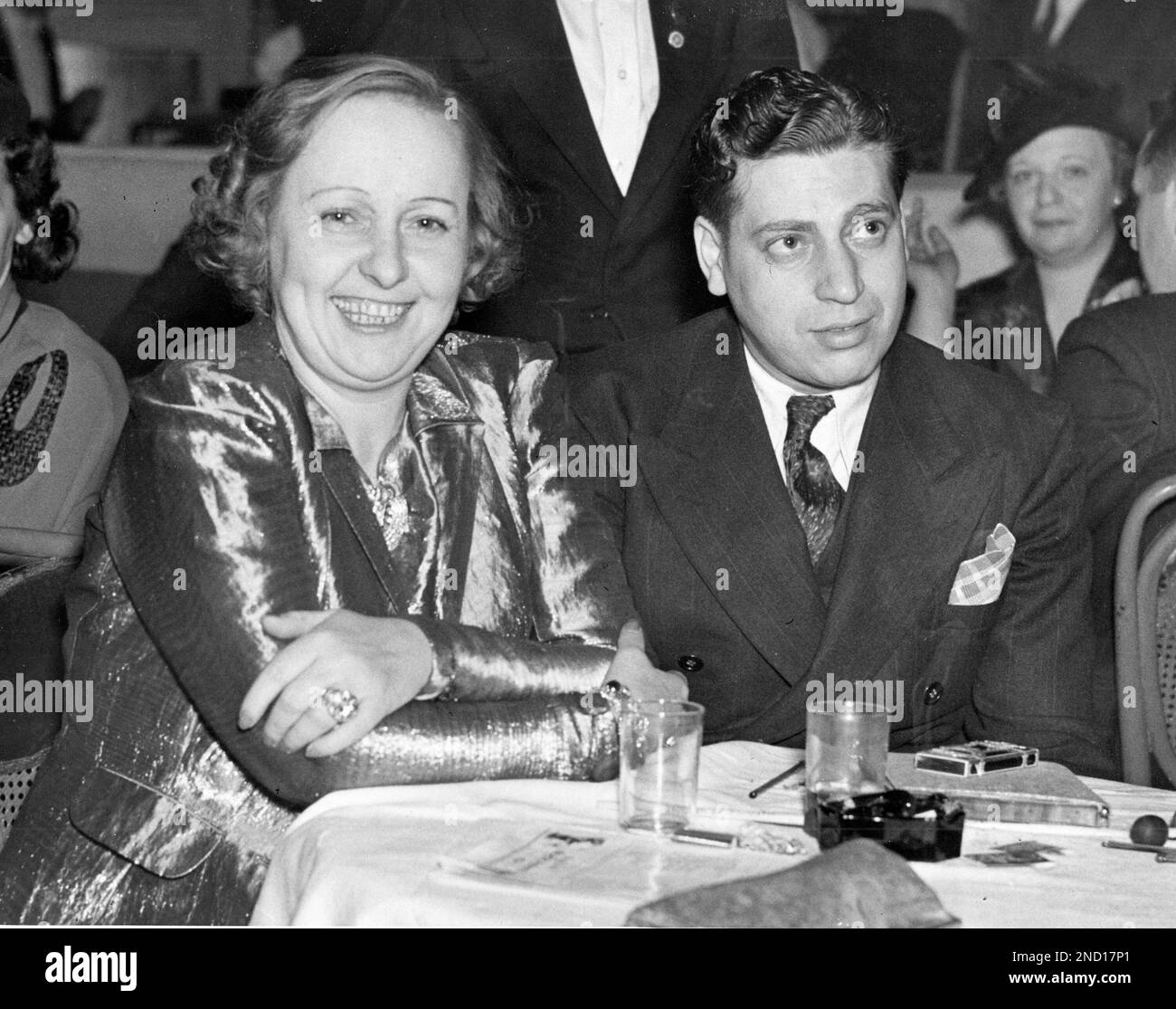 Pearl White, heroine of serial screen thrillers of yester-years, with a ...