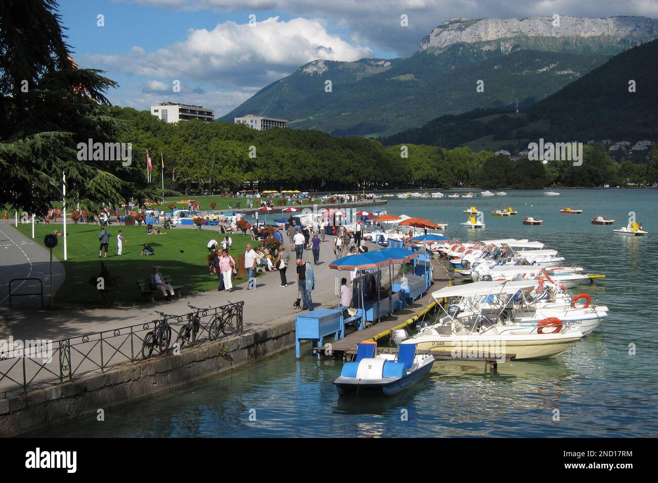 View of Annecy, French Alps, Friday, Sept.10, 2010. Annecy and Savoy ...