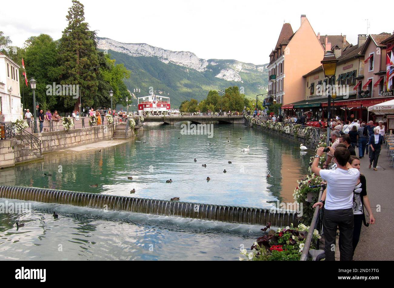 View of Annecy, French Alps, Friday, Sept.10, 2010. Annecy and Savoy ...