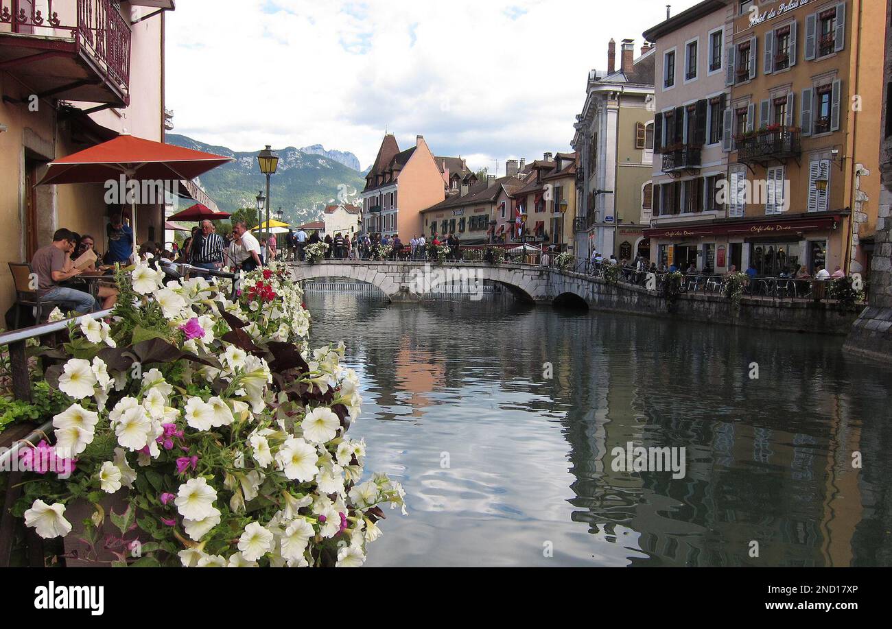 View of Annecy, French Alps, Friday, Sept.10, 2010. Annecy and Savoy ...