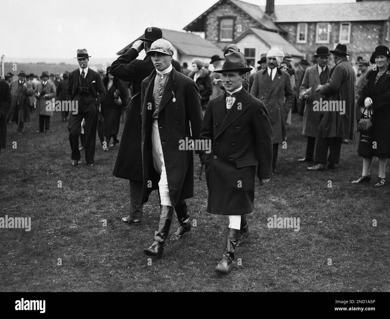 Prince Ali Khan, son of the Aga Khan III, unseen, with Michael Beary ...