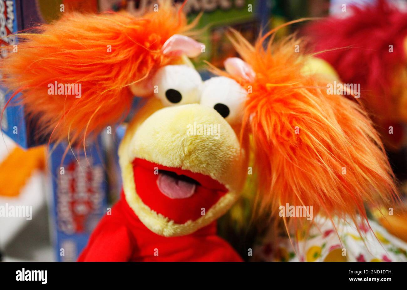 Red Fraggle, one of Jim Henson Company's Fraggle Rock, is shown at Time ...