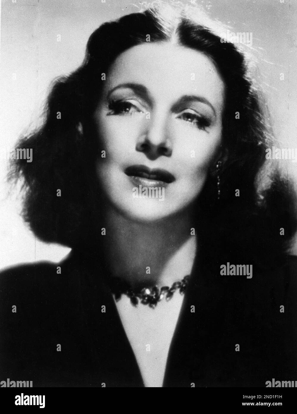 Actress Iris Whitney is pictured in an unknown location, on an unknown ...