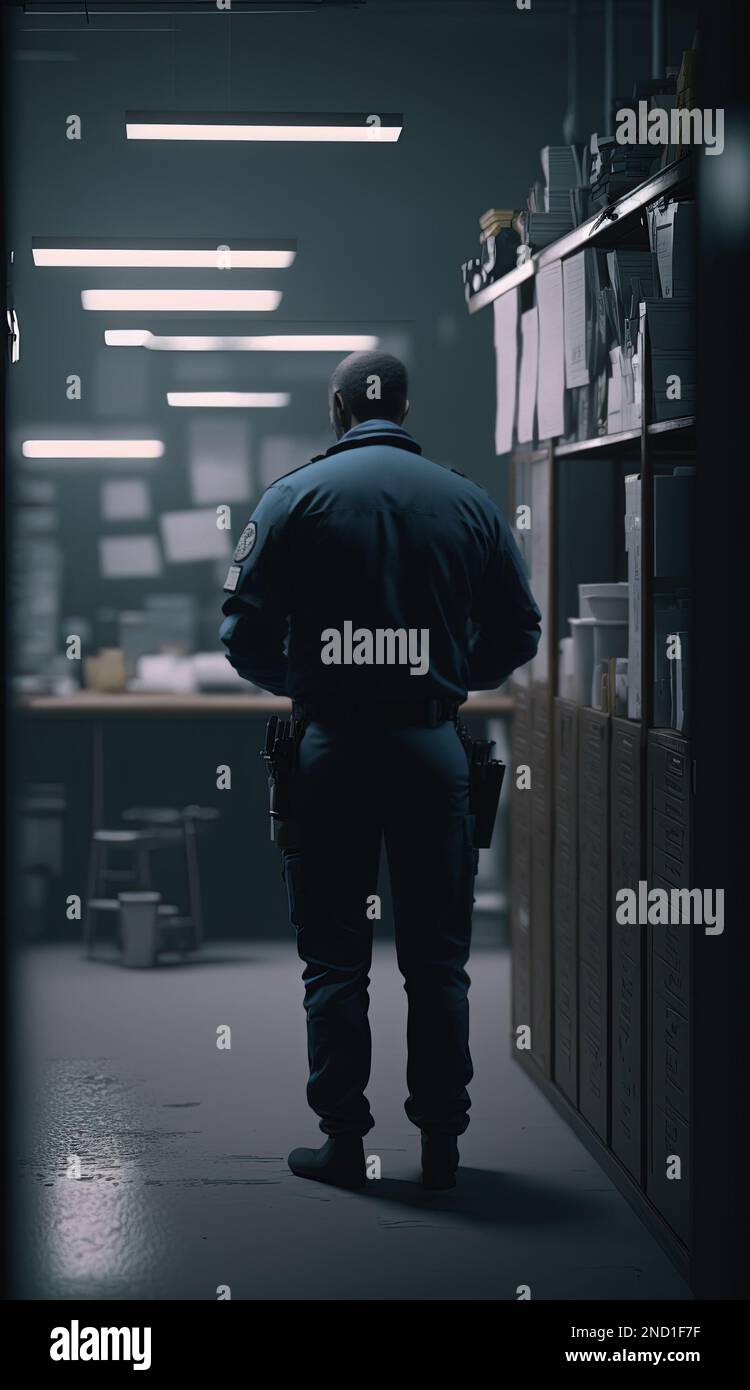 police detective at work Stock Photo - Alamy