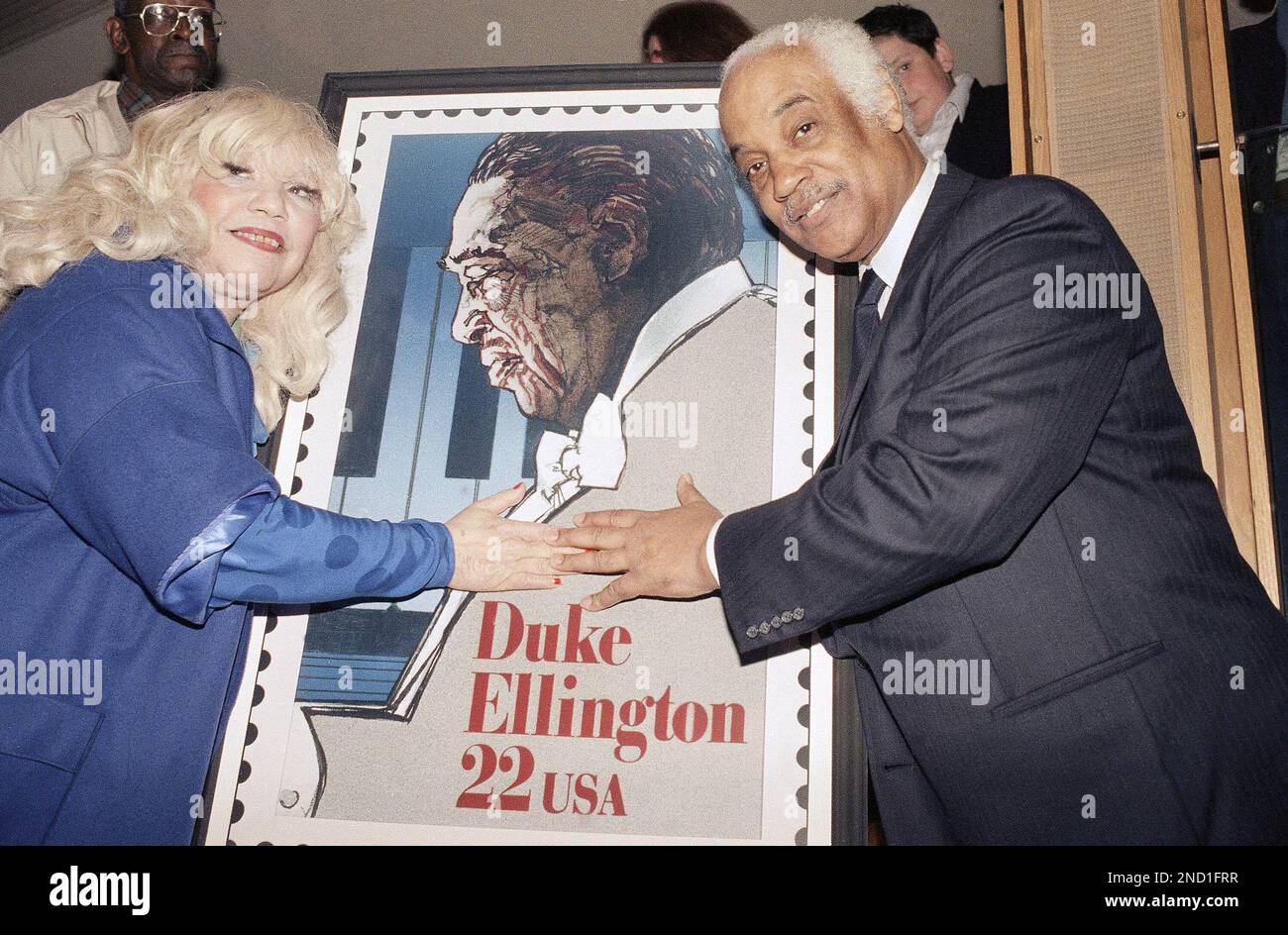 Duke Ellington’s sister Ruth Ellington Boatwright, left, and his son ...