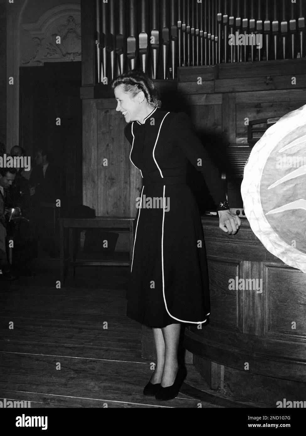 Hanna Reitsch, 38-year-old famous German aviatrix who flew the last ...