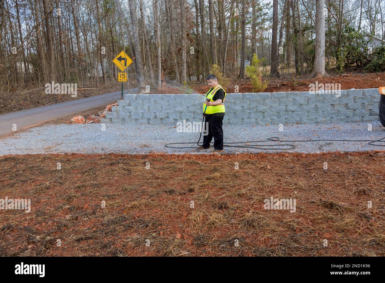 Following sowing of grass seeds on lawn ground, it is important to ...