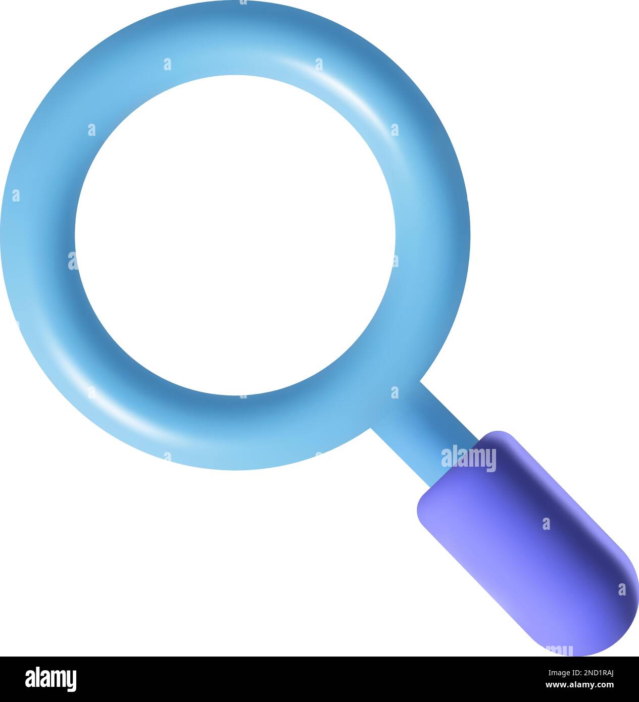 3d magnify glass internet search Stock Vector Images - Alamy