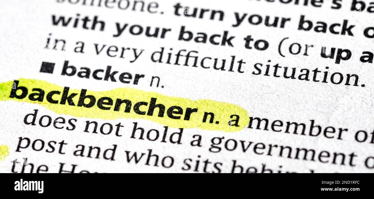 The backbencher hi-res stock photography and images - Alamy