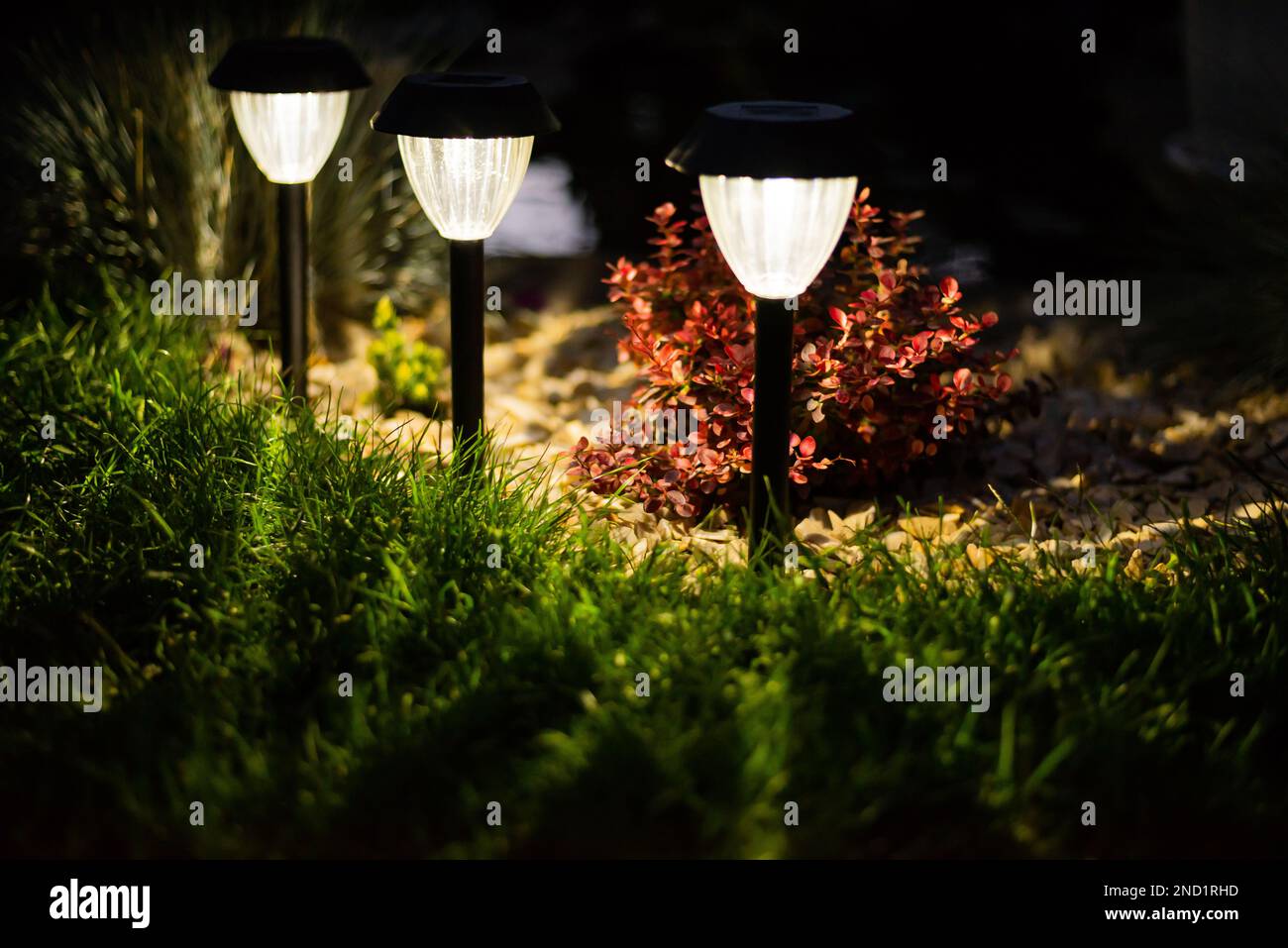 Beautiful small solar garden hi-res stock photography and images - Alamy
