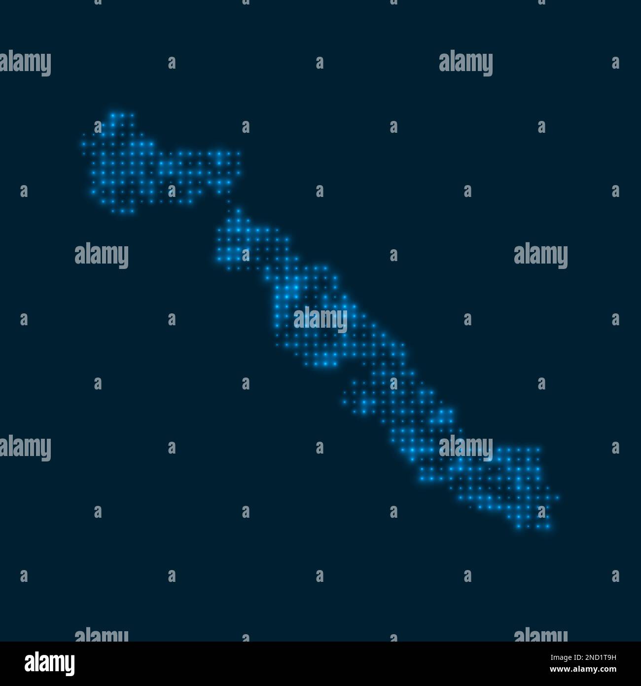 Island musha cay map hi-res stock photography and images - Alamy