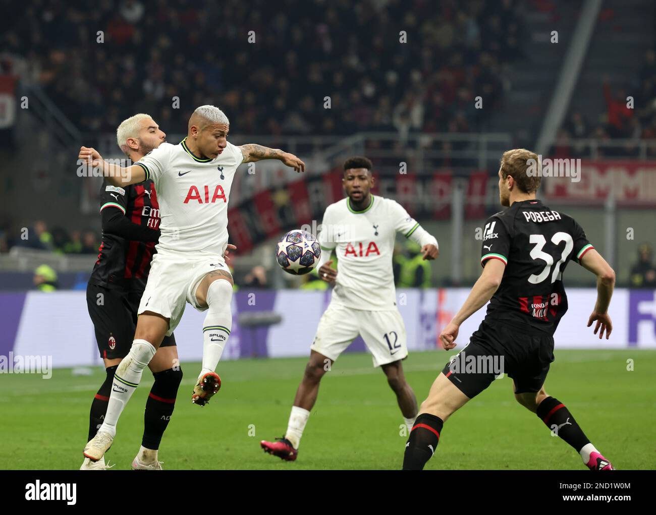 Milan February 14 2023 G. Meazza Stadium Uefa Champions League 2022/23 ...