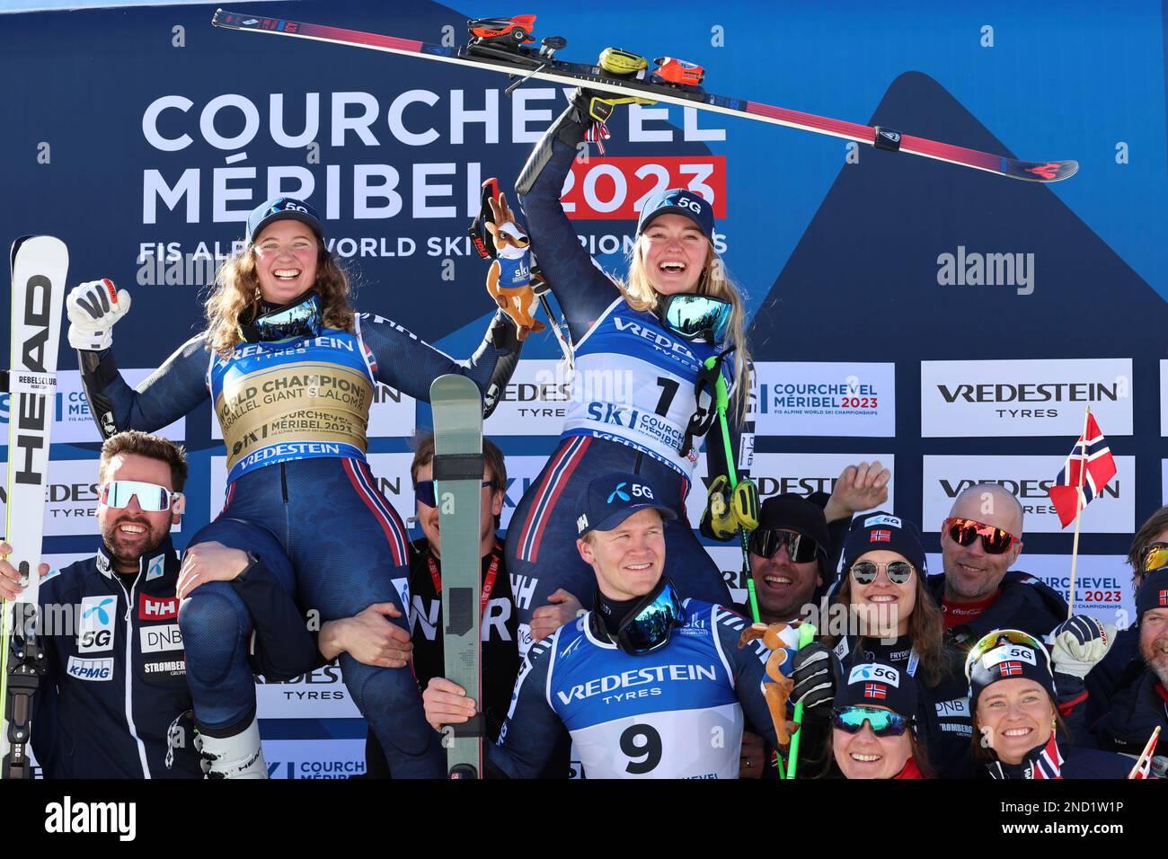 Norway's Maria Therese Tviberg, gold, Thea Louise Stjernesund, bronze ...