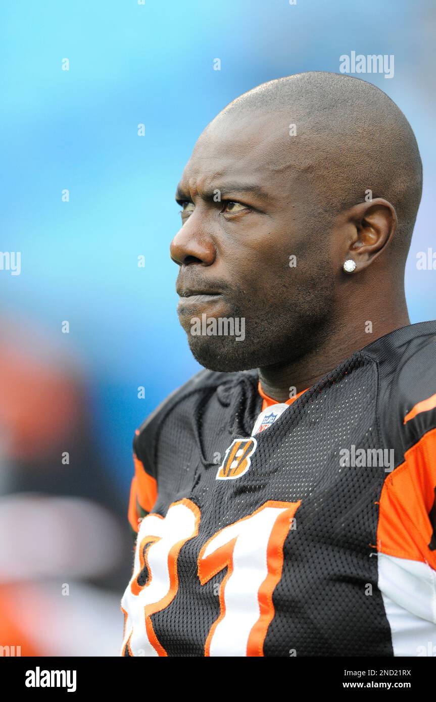 Cincinnati Bengals wide receiver Terrell Owens is shown before an NFL ...