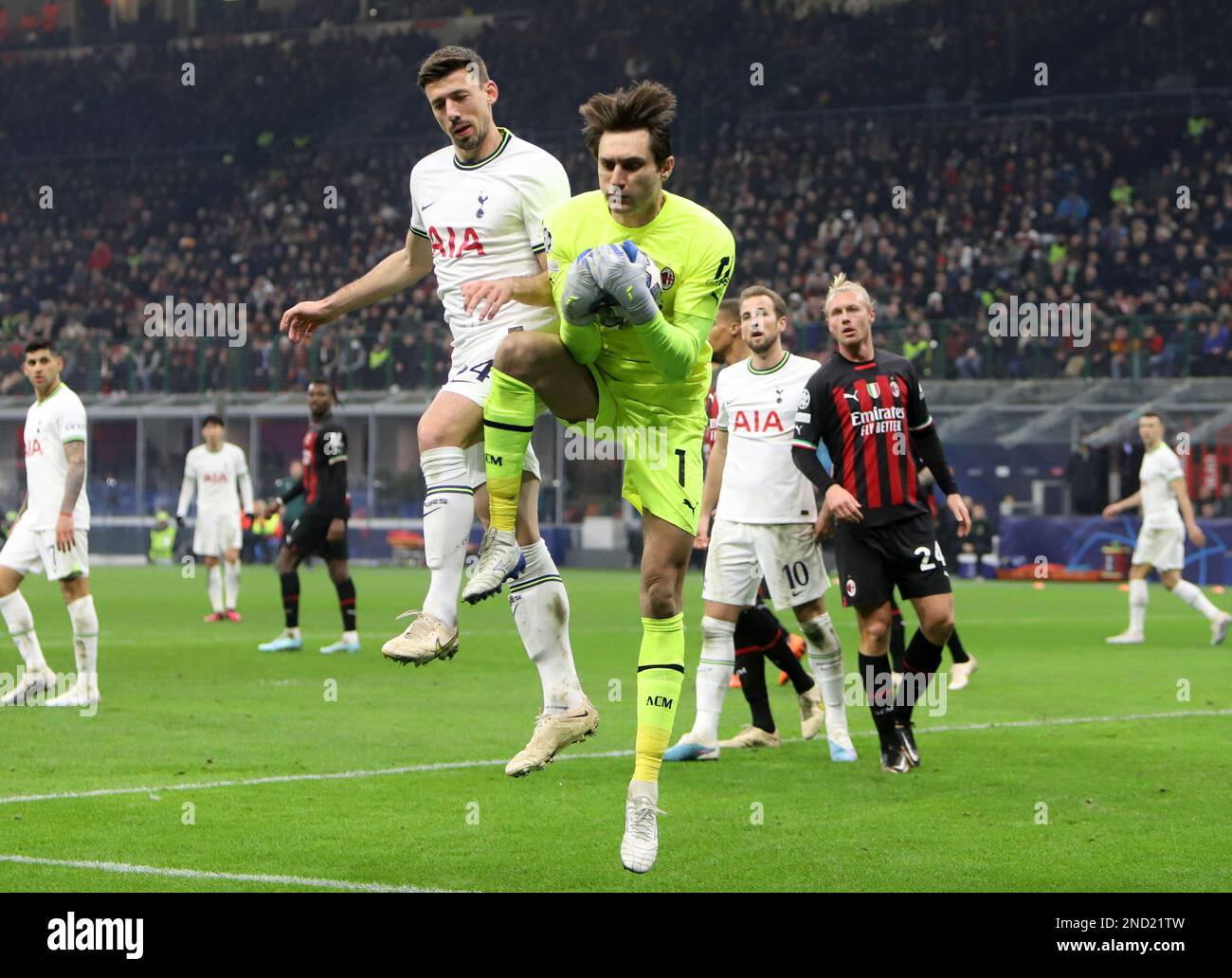 Milan February 14 2023 G. Meazza Stadium Uefa Champions League 2022/23 ...