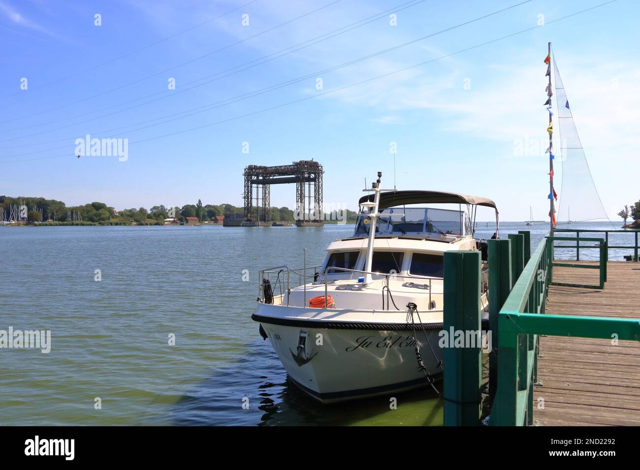 Ruin of the railway bridge of Karnin, Usedom in Germany Stock Photo - Alamy