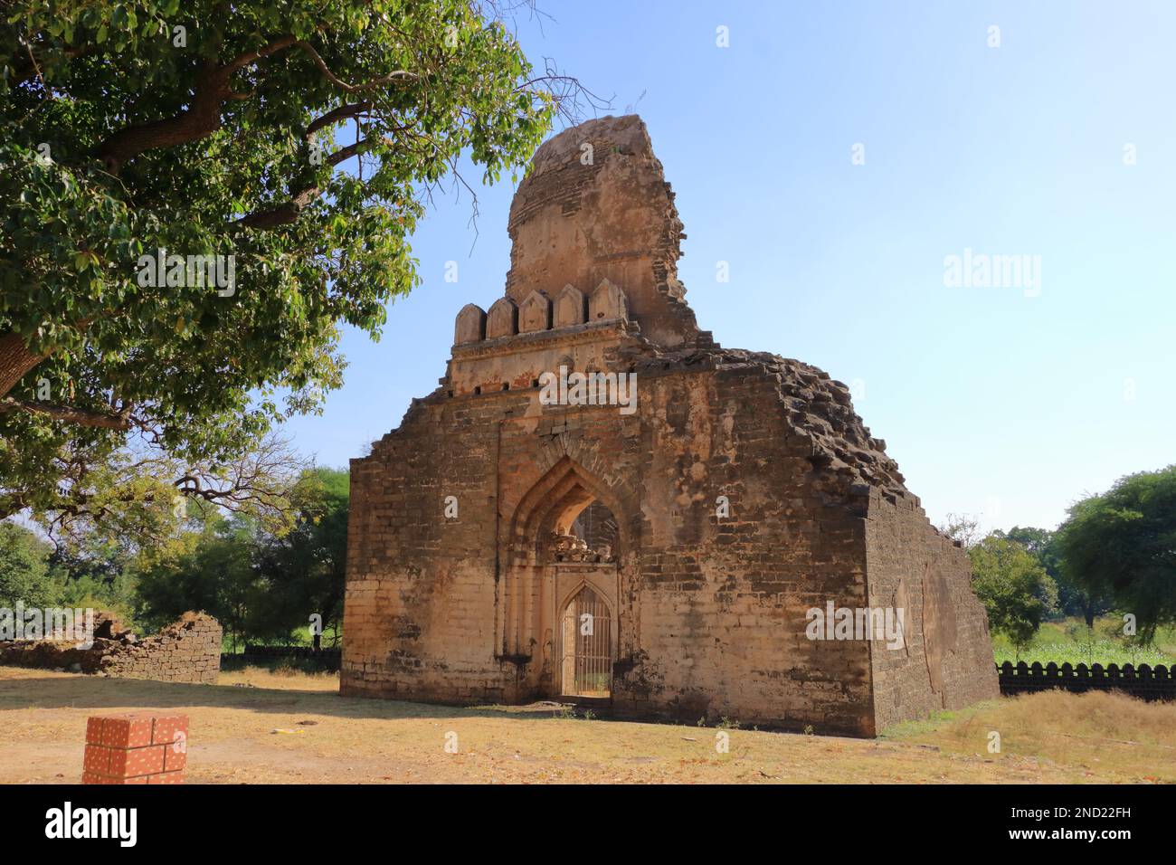 Bahmani tombs monuments and ruins view, Bidar, Karnataka in India Stock ...