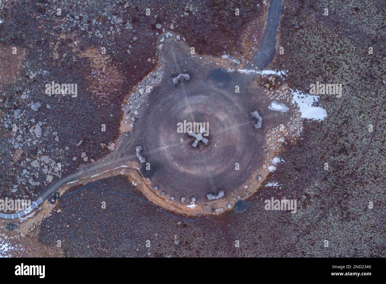 Aerial stone henge hi-res stock photography and images - Alamy