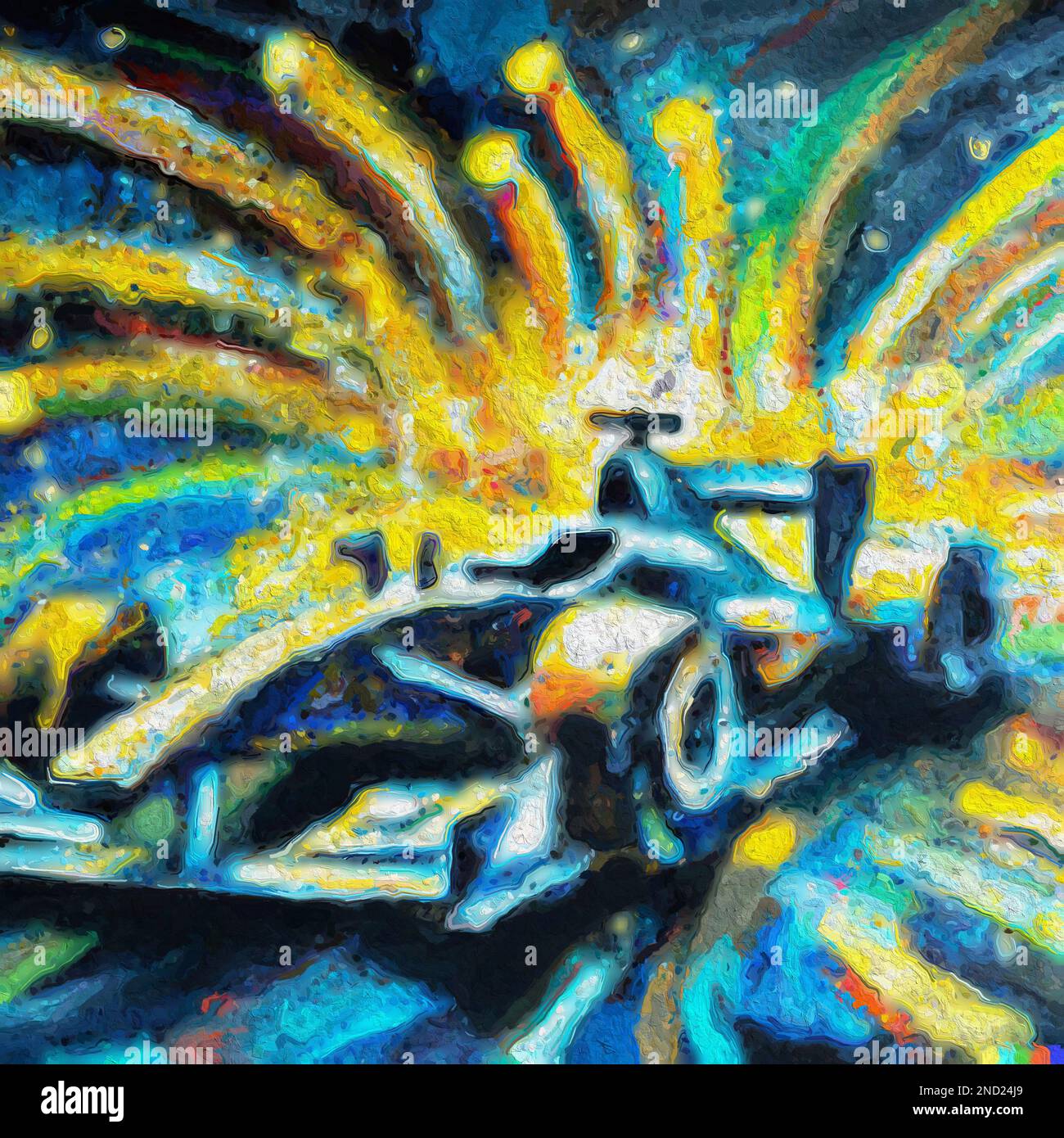 F1 car going through space Stock Photo - Alamy