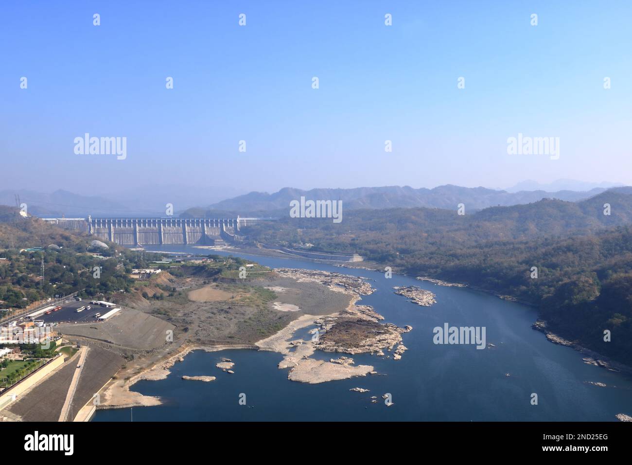 Sardar Sarovar Dam - Gujarat (Kevadia Gaam), India Stock Photo - Alamy