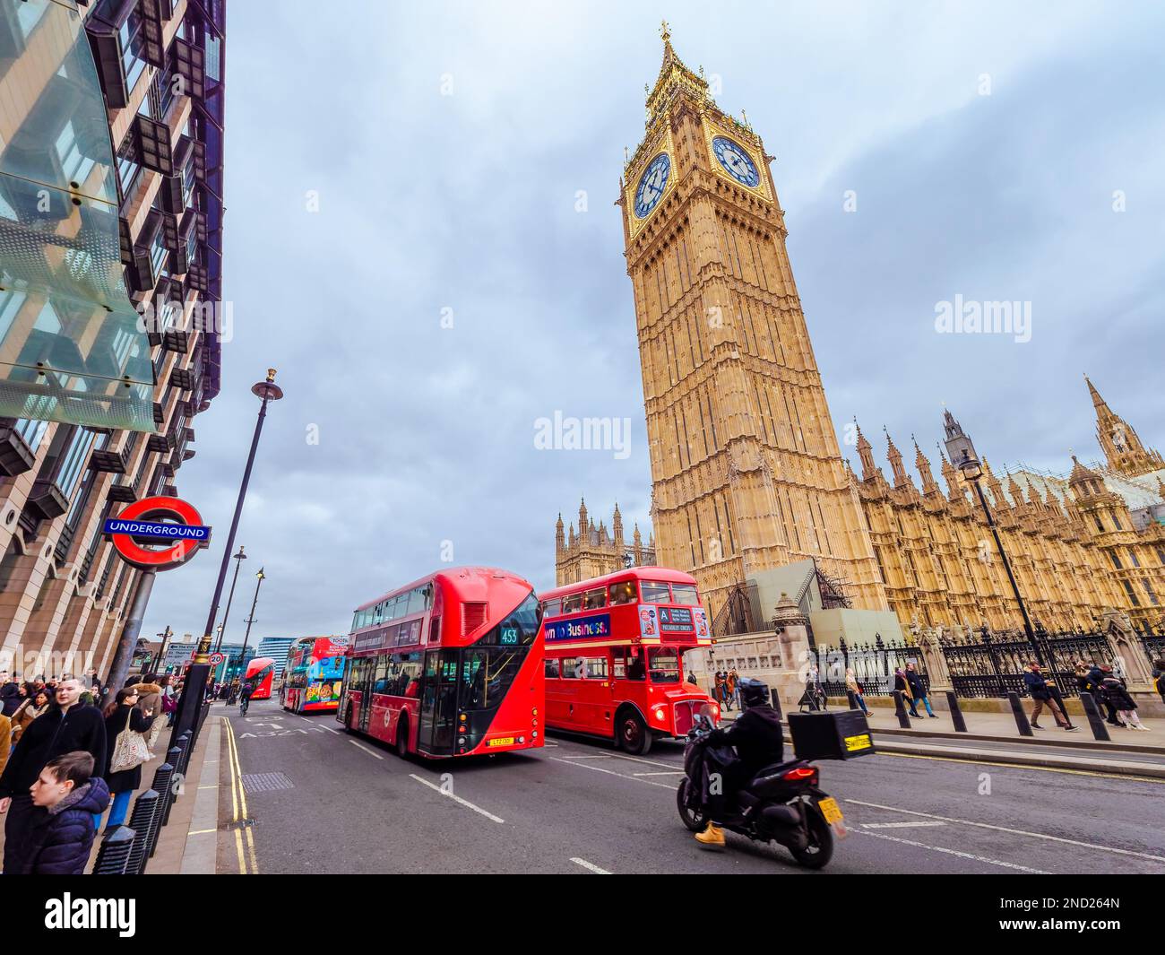 London, England, United Kingdom - February 11, 2023: The famous ...