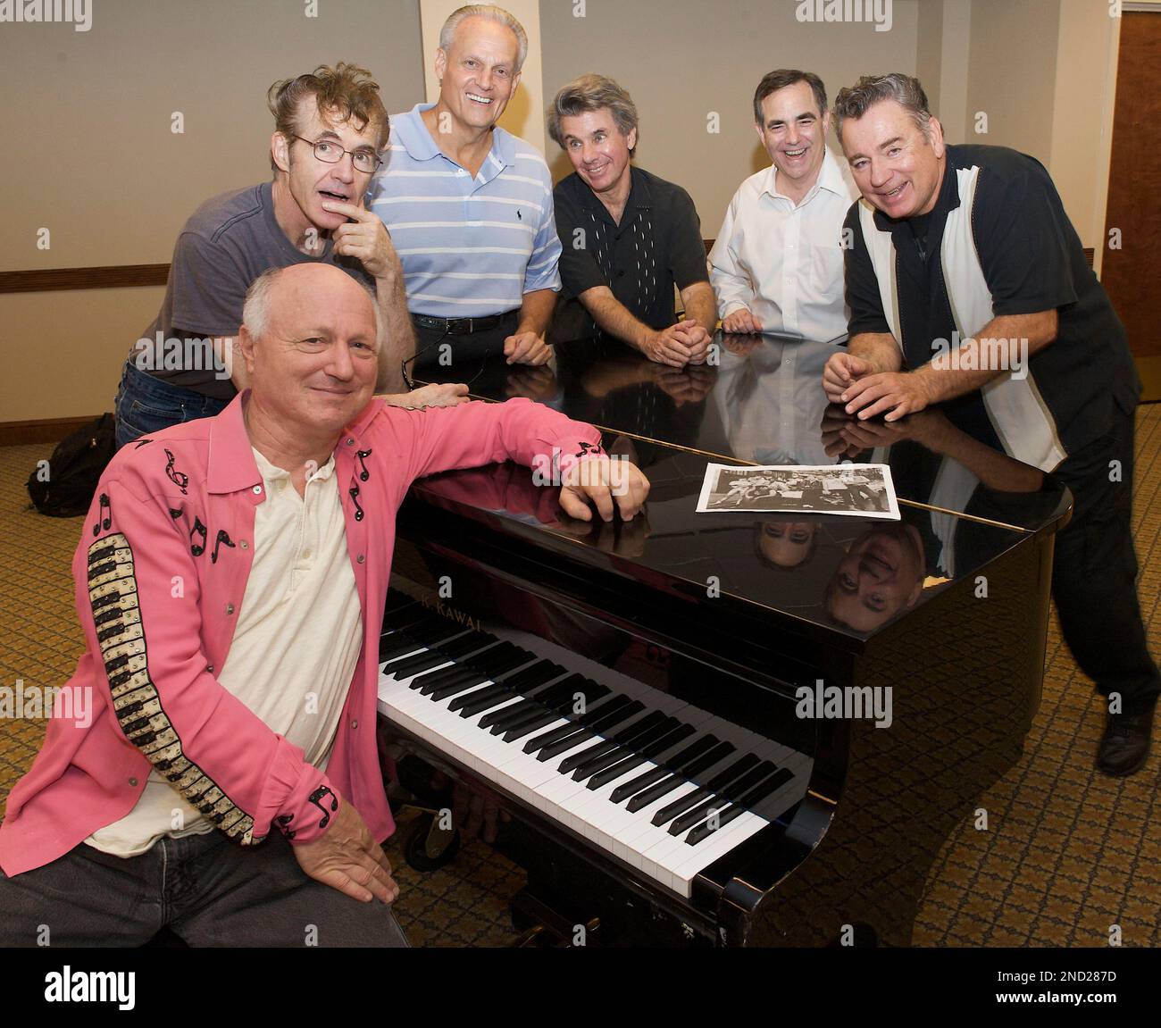 In this Sept. 24, 2010 photo, the Doo-Wop group Sha Na Na poses during ...