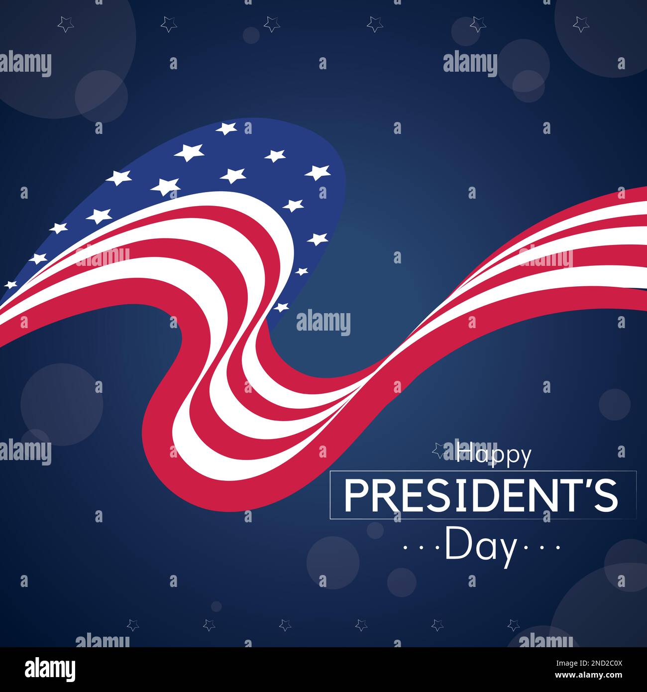 Colored happy president day poster Vector Stock Vector Image & Art - Alamy