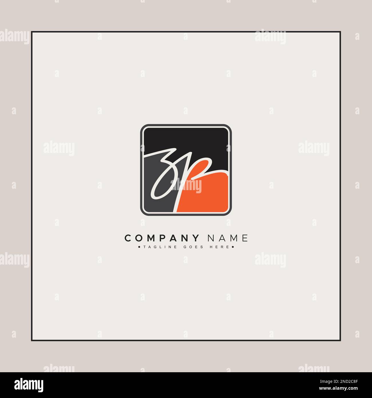 ZP Initial Logo in Signature Style for Photography and Fashion Business ...