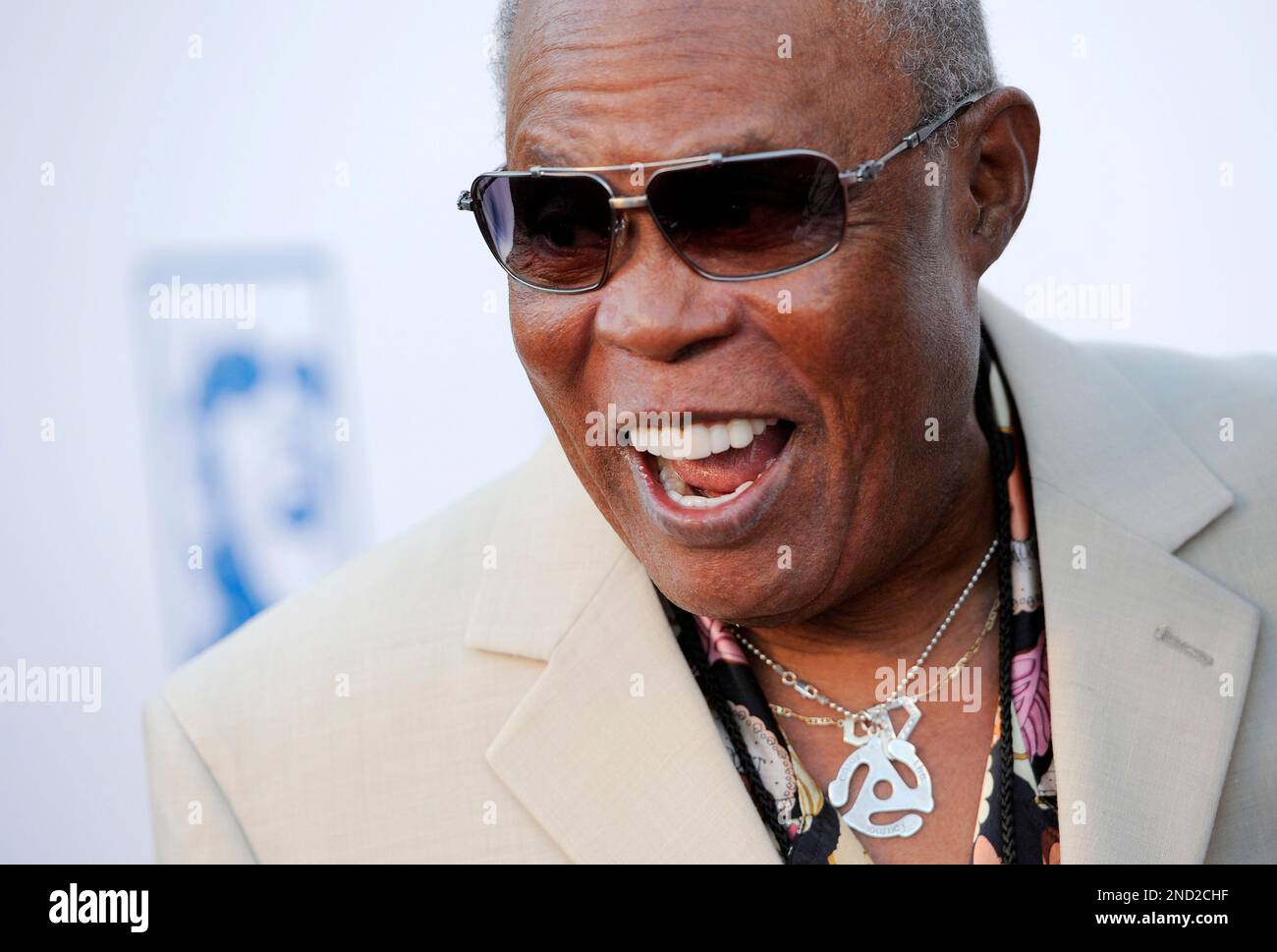 In this Sept. 23, 2010 photo, singer Sam Moore arrives at the official ...