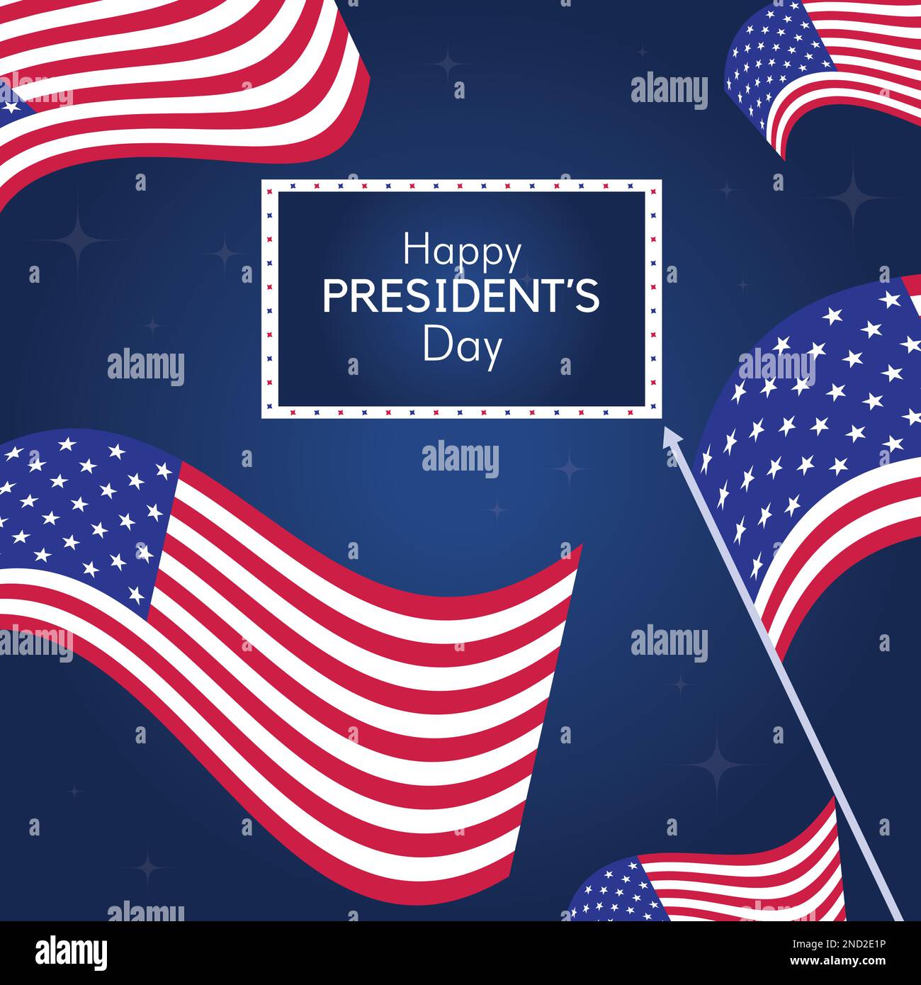 Colored happy president day poster Vector Stock Vector Image & Art - Alamy