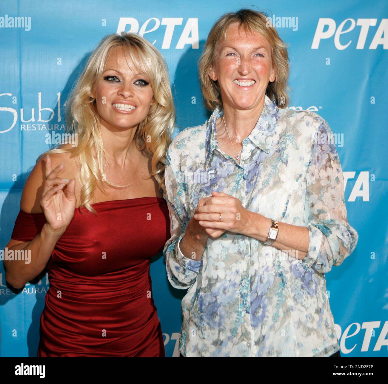FILE - In this June 12, 2007 file photo, Pamela Anderson and PETA ...