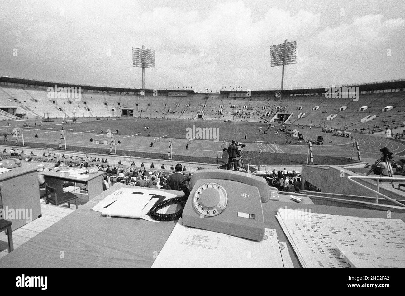 Main Olympic Stadium, Lenin Stadium in Moscow July 1979. (AP Photo/Bob ...