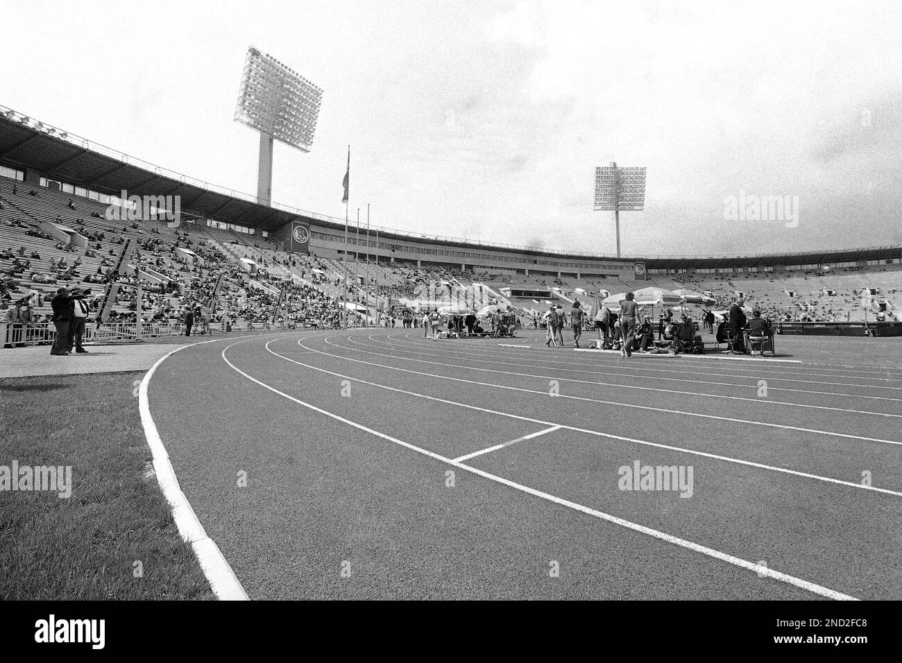 Main Olympic Stadium, Lenin Stadium in Moscow July 1979. (AP Photo/Bob ...