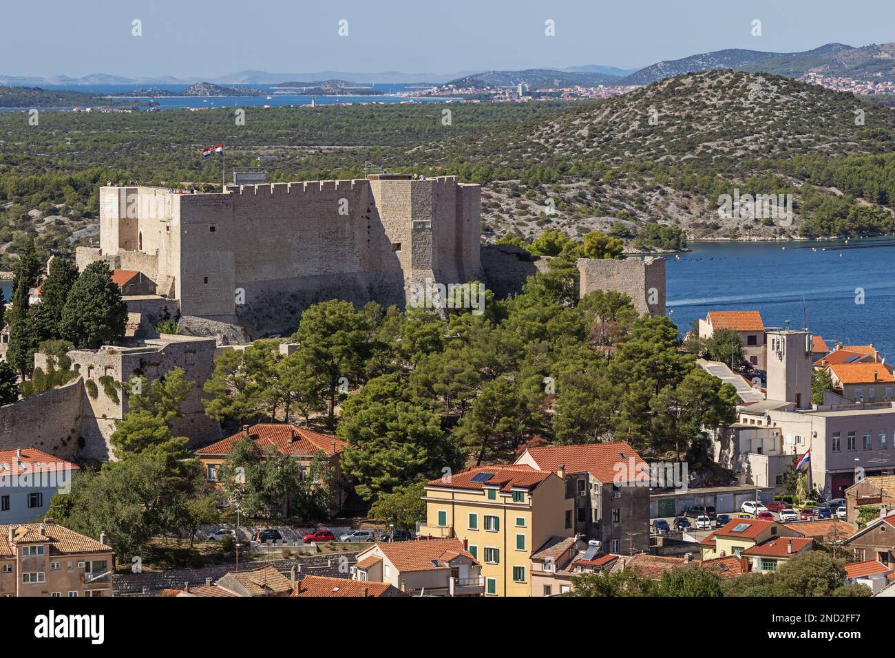 St. John's Fortress adjacent to the Barone Fortress seen from the ...
