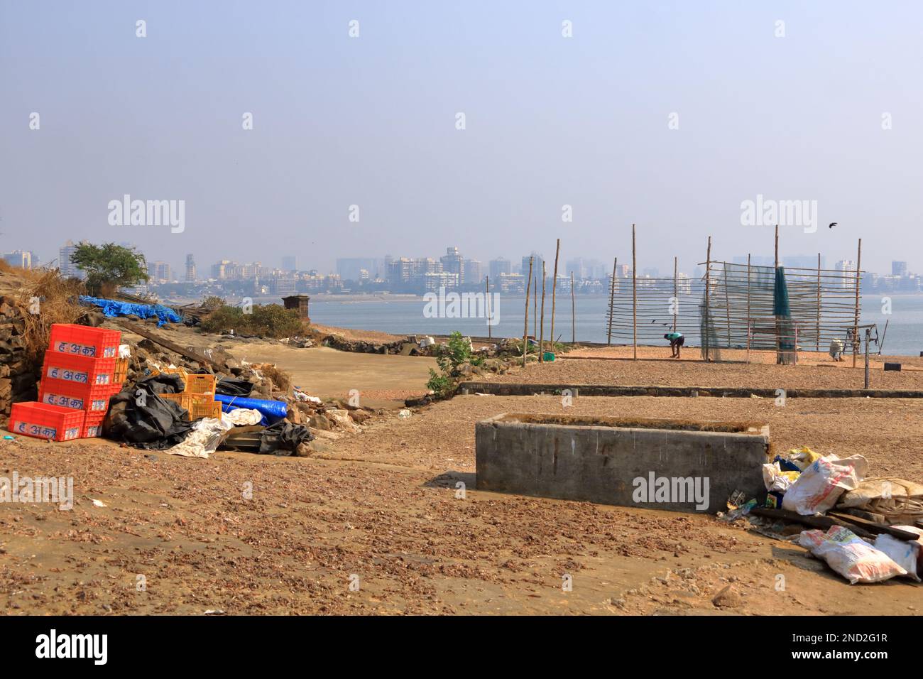 December 21 2022 - Mumbai, Maharashtra in India: fishing port in Mumbai ...