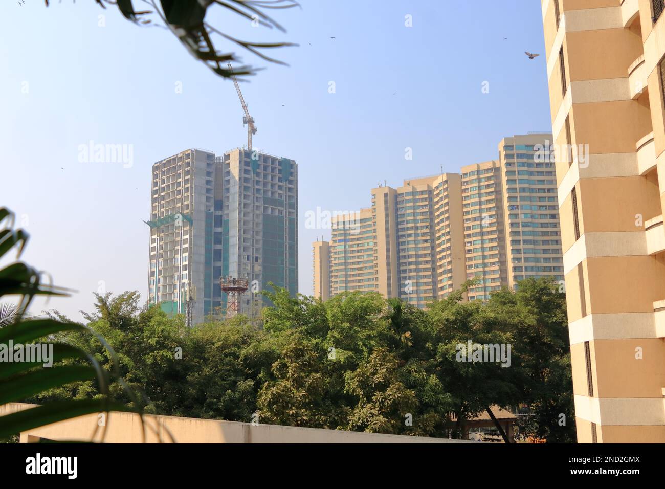 December 21 2022 - Mumbai, Maharashtra in India: Modern housing complex ...