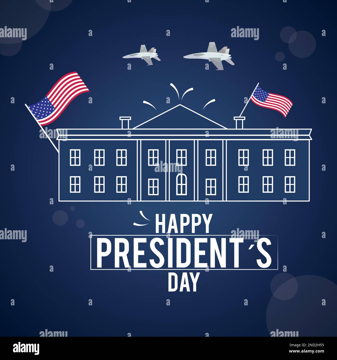 Colored happy president day poster Vector Stock Vector Image & Art - Alamy