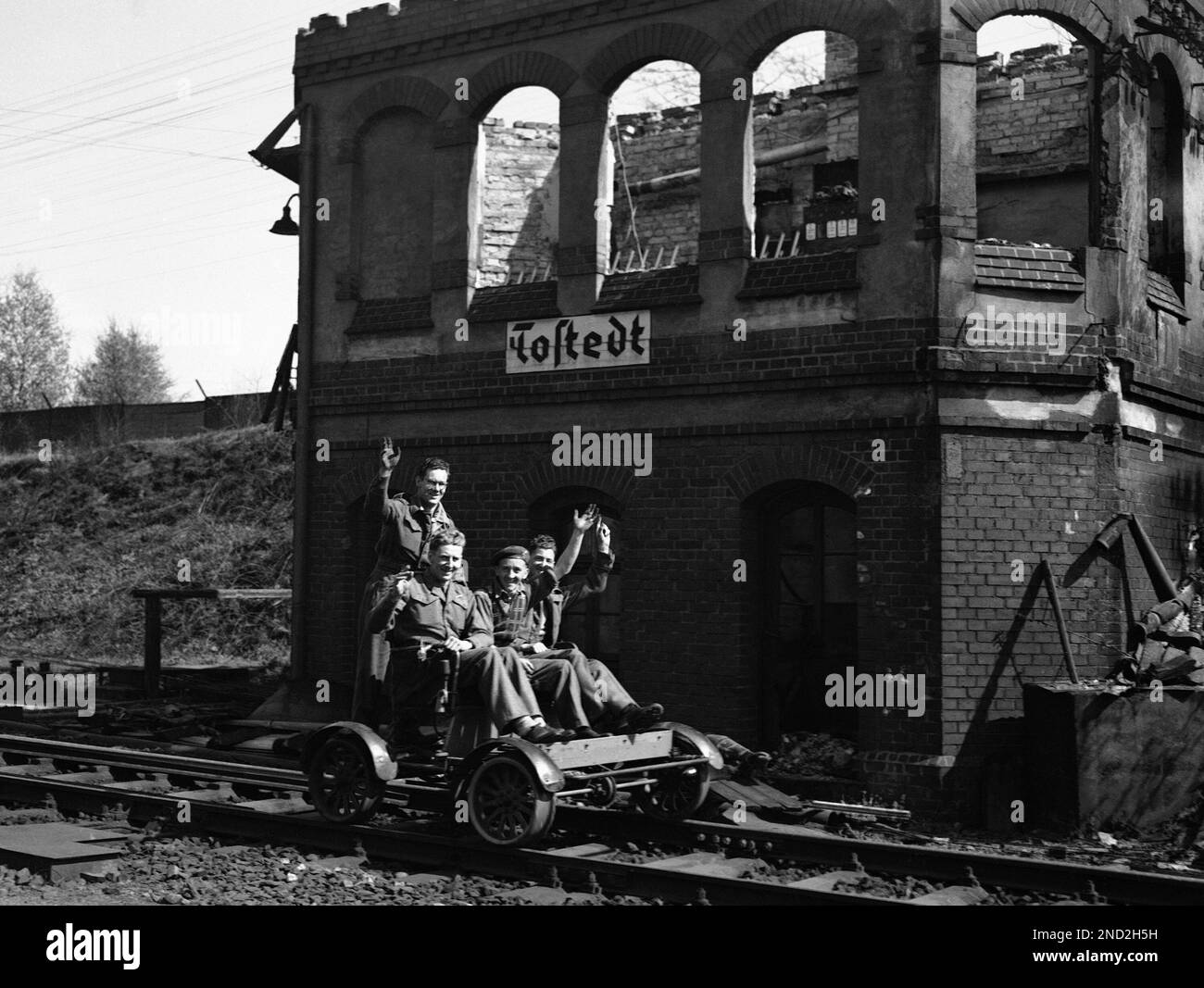 British Second Army troops have captured the great sea port of Bremen ...