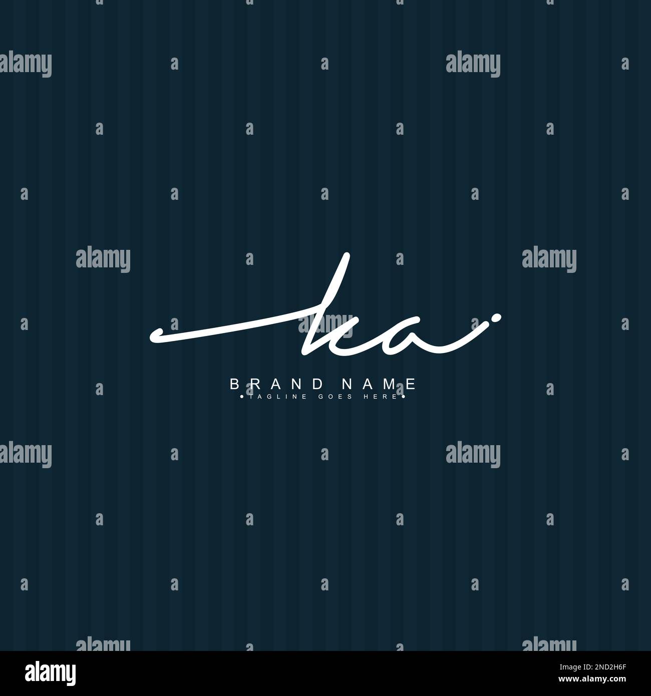 KA Handwritten Signature logo - Vector Logo Template for Beauty, Fashion and Photography ...