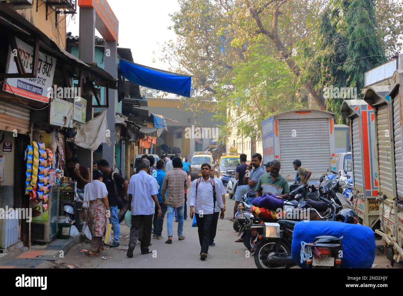 December 21 2022 - Mumbai, Maharashtra in India: People live there ...