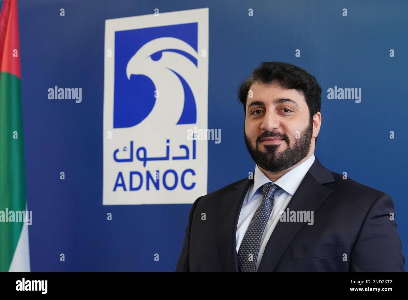 15 February 2023, Schleswig-Holstein, Brunsbüttel: Ahmed Alebri, acting ...