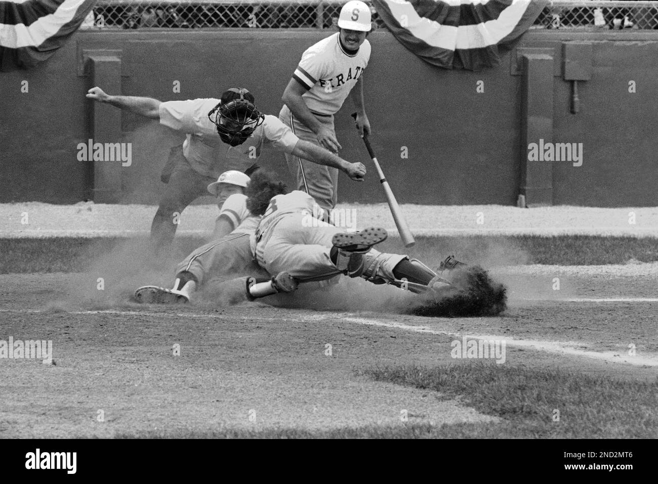 Mike O’Connor of Seton Hall collides with Florida State catcher Wayne ...
