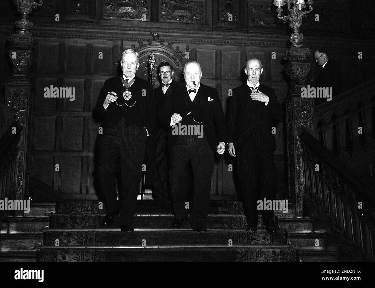 British Prime Minister Winston Churchill became a liveryman of the City ...